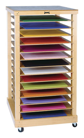 Harrison2Inspire-Mobile Paper Rack 14 Section