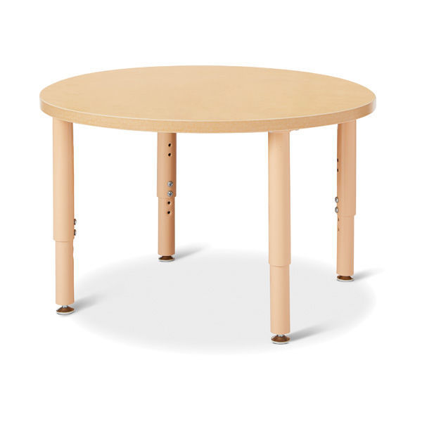 Harrison2Inspire-42" Round Table , Maple laminate tops and edging ...
