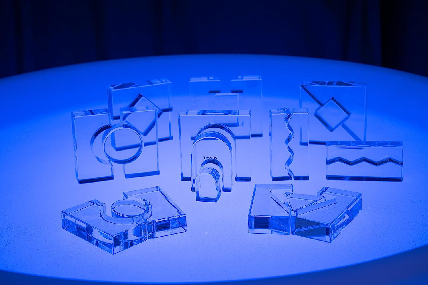 Harrison2Inspire-Crystal Block Set of 17 Shapes set of 25 blocks